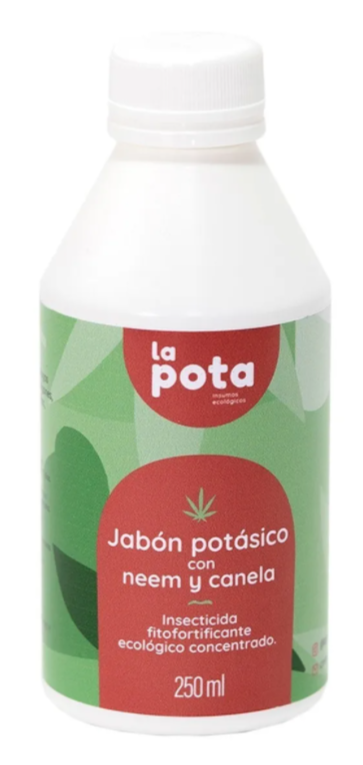 Pilar Grow Shop JABON POTASICO NEEM CANELA 250ML LA POTA Pilar Grow Shop JABON POTASICO NEEM CANELA 250ML LA POTA